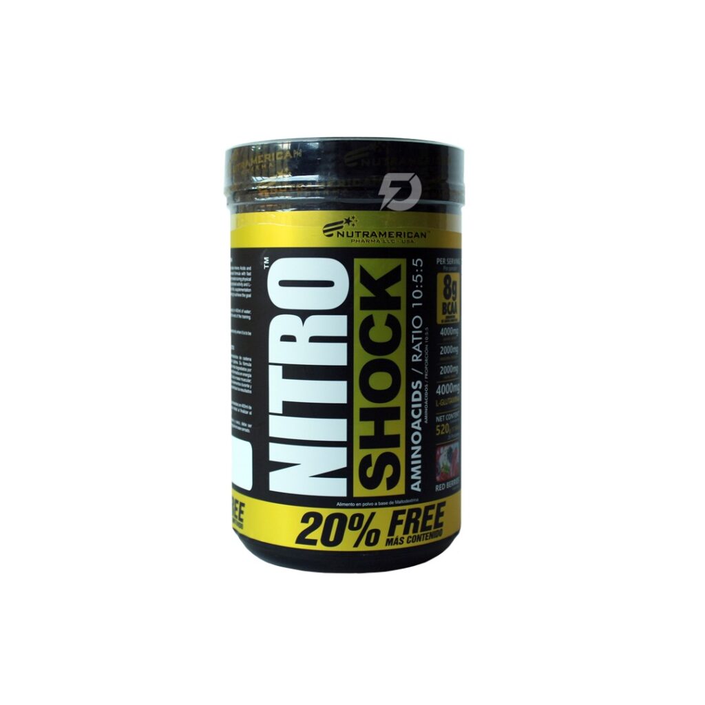 AMINOÁCIDOS NITRO SHOCK 520 GRAMOS - Onda Fitness