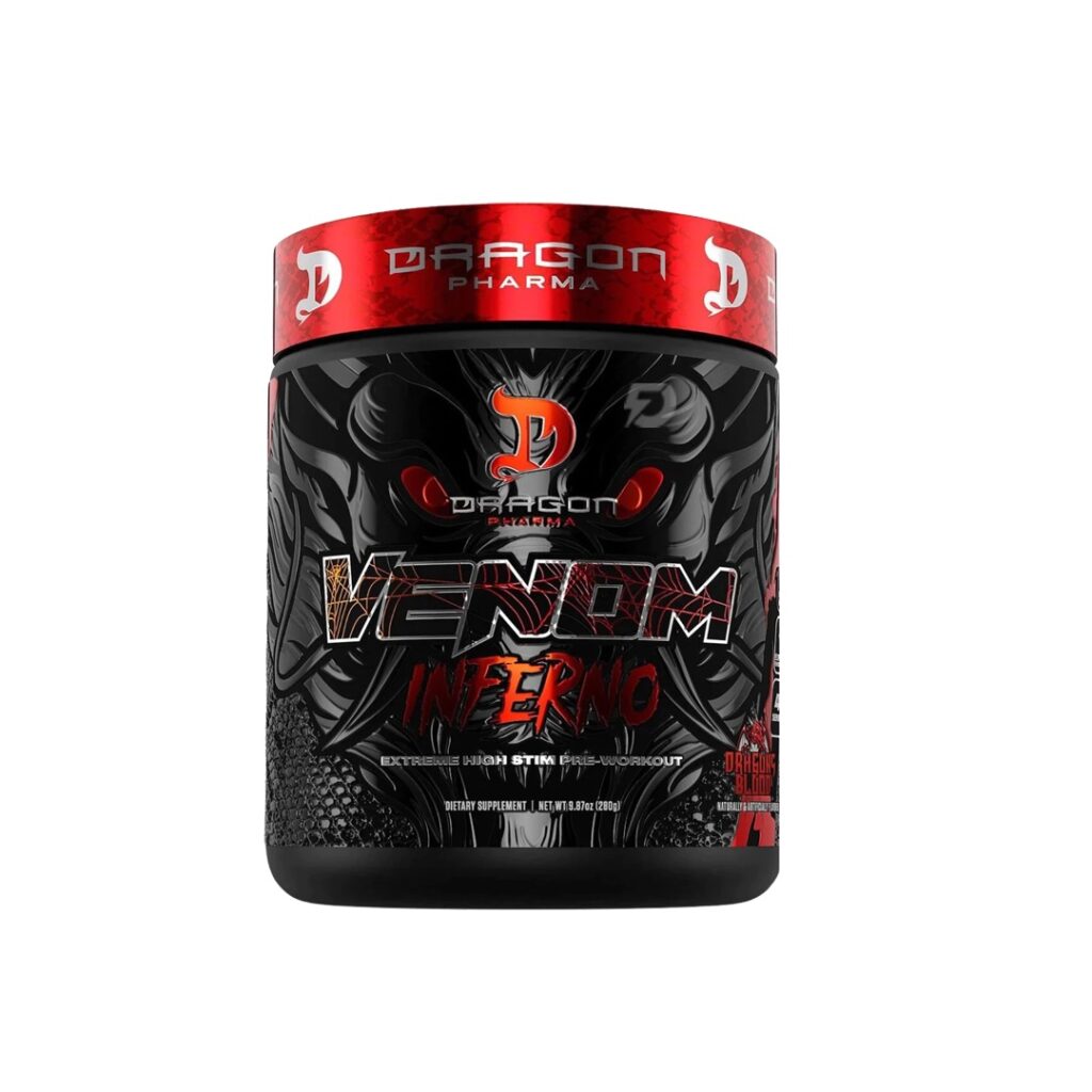 PRE ENTRENO VENOM INFERNO DRAGON PHARMA 280 GRAMOS - Onda Fitness